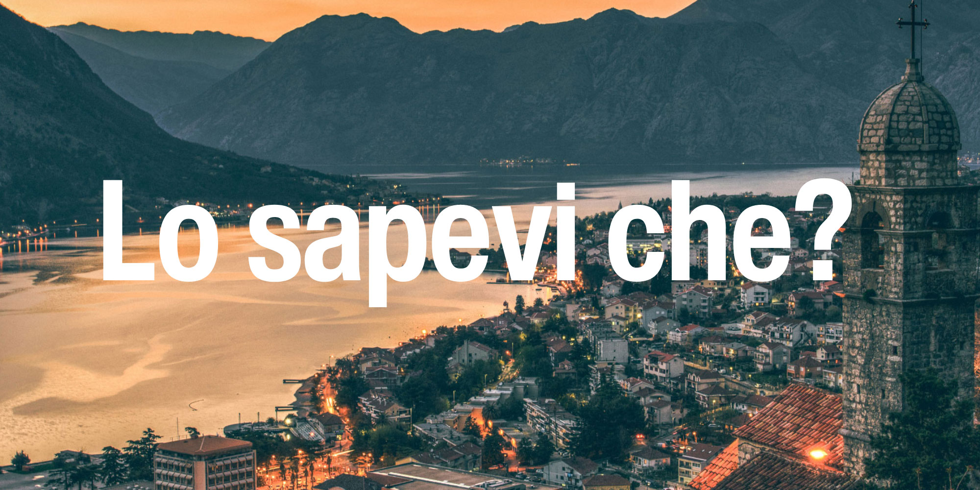 Lo sapevi che...? - FrateSole Lo sapevi che...? - FrateSole